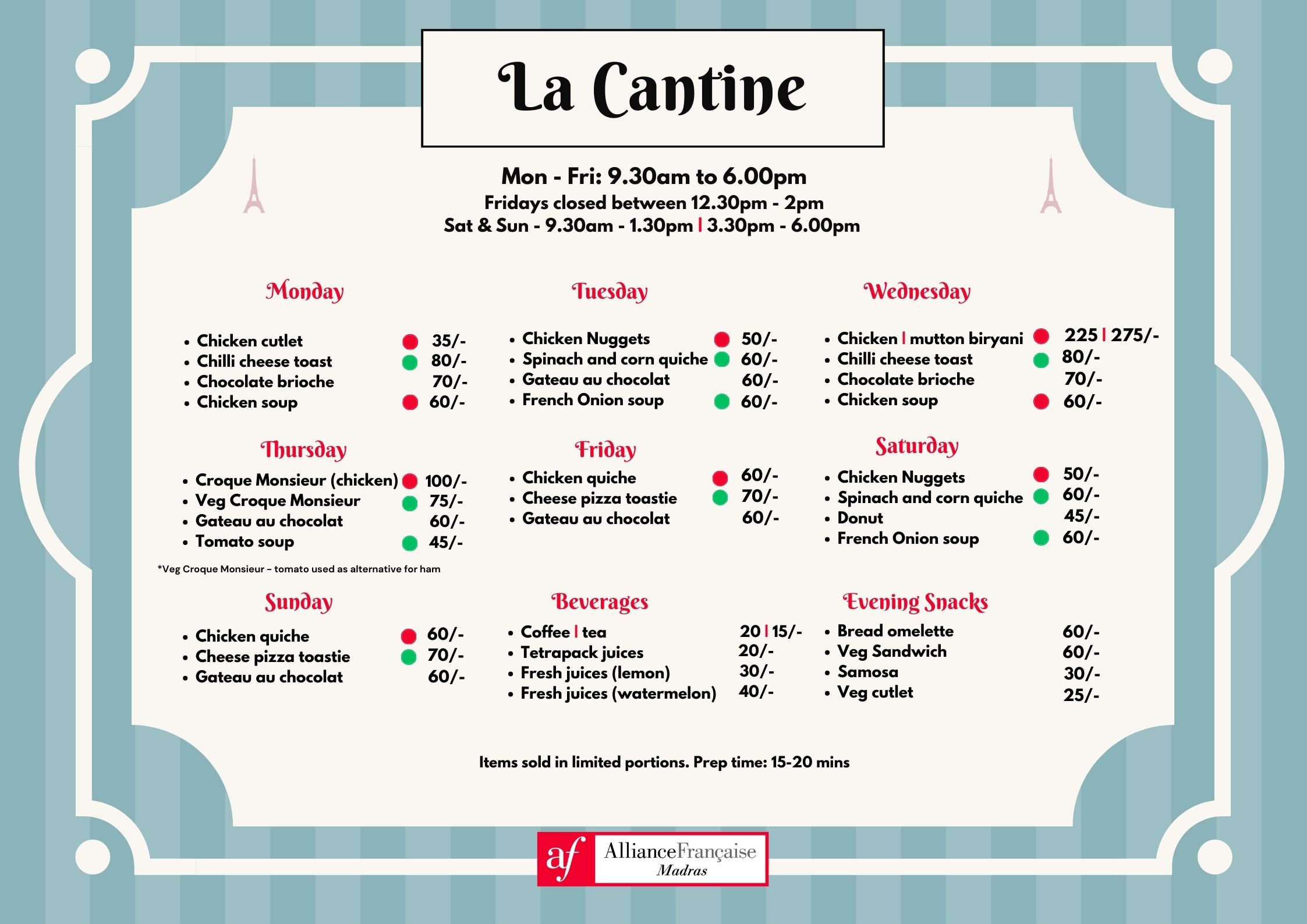 La Cantine - Alliance Française of Madras