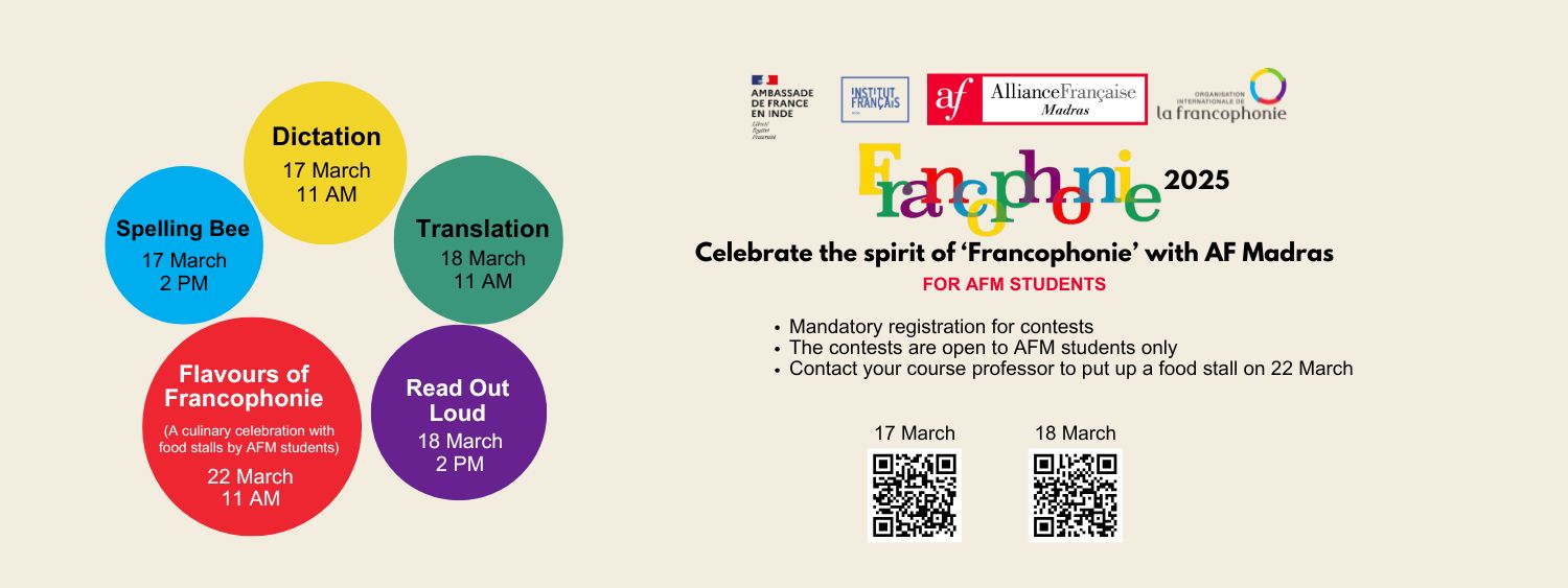 Fête de la Francophonie 2025 - Alliance Française of Madras